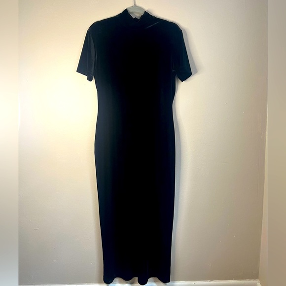 Gantos | Dresses | Vintage Gantos Black Velvet Dress Size Large | Poshmark